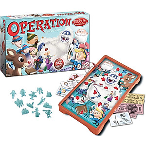 Operation Rudolph The Red Nosed Reindeer | Classic Electronic Board Game | Featuring Bumble The Abominable Snow Monster | Island of Misfit Toys from The Claymation Film