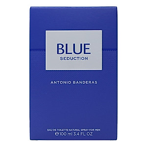 Blue Seduction by Antonio Banderas Eau De Toilette Spray 3.4 oz for Men