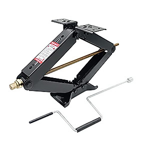 Wheelpal 24" 7500lbs Heavy Duty RV Stabilizing Leveling Scissor Jack (1PCS with Handle)