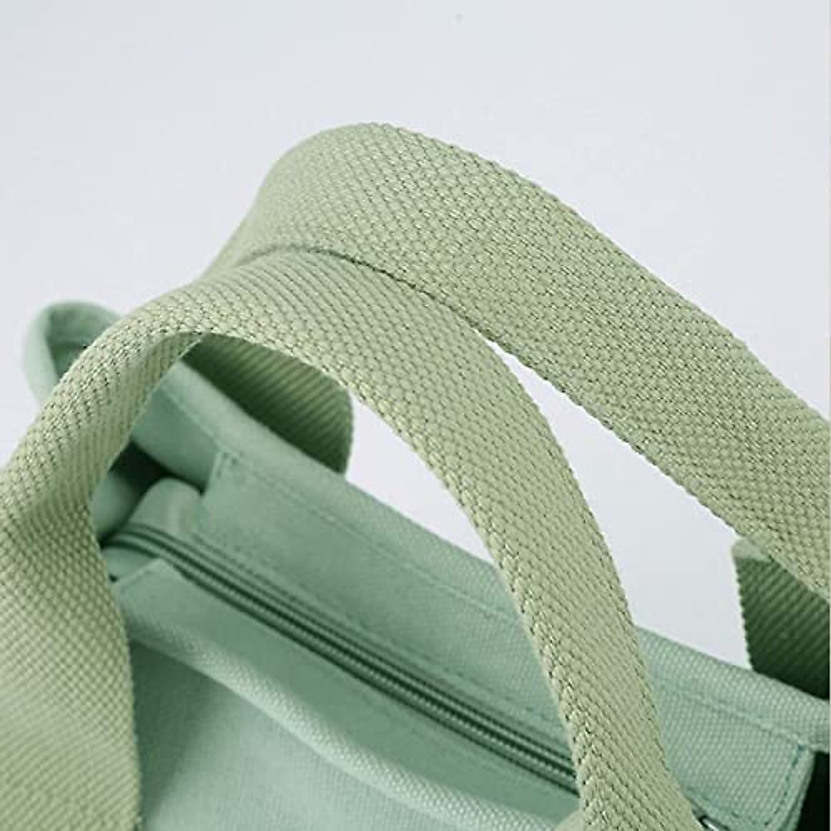 Large Capacity Multi-Pocket Handbag Ladies Stylish Canvas Totes Top Handle One Shoulder Crossbody Handbag Work Bags Travel Crossbody Purse Student Nurses Mum Bags Multi Pockets Satchel Green