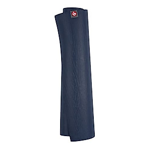 Manduka eKO Yoga Mat - For Women and Men, Strong, Durable, Non Slip Grip, 5mm Thick, 71 Inch, Midnight Blue, 180cm x 60cm x 5mm
