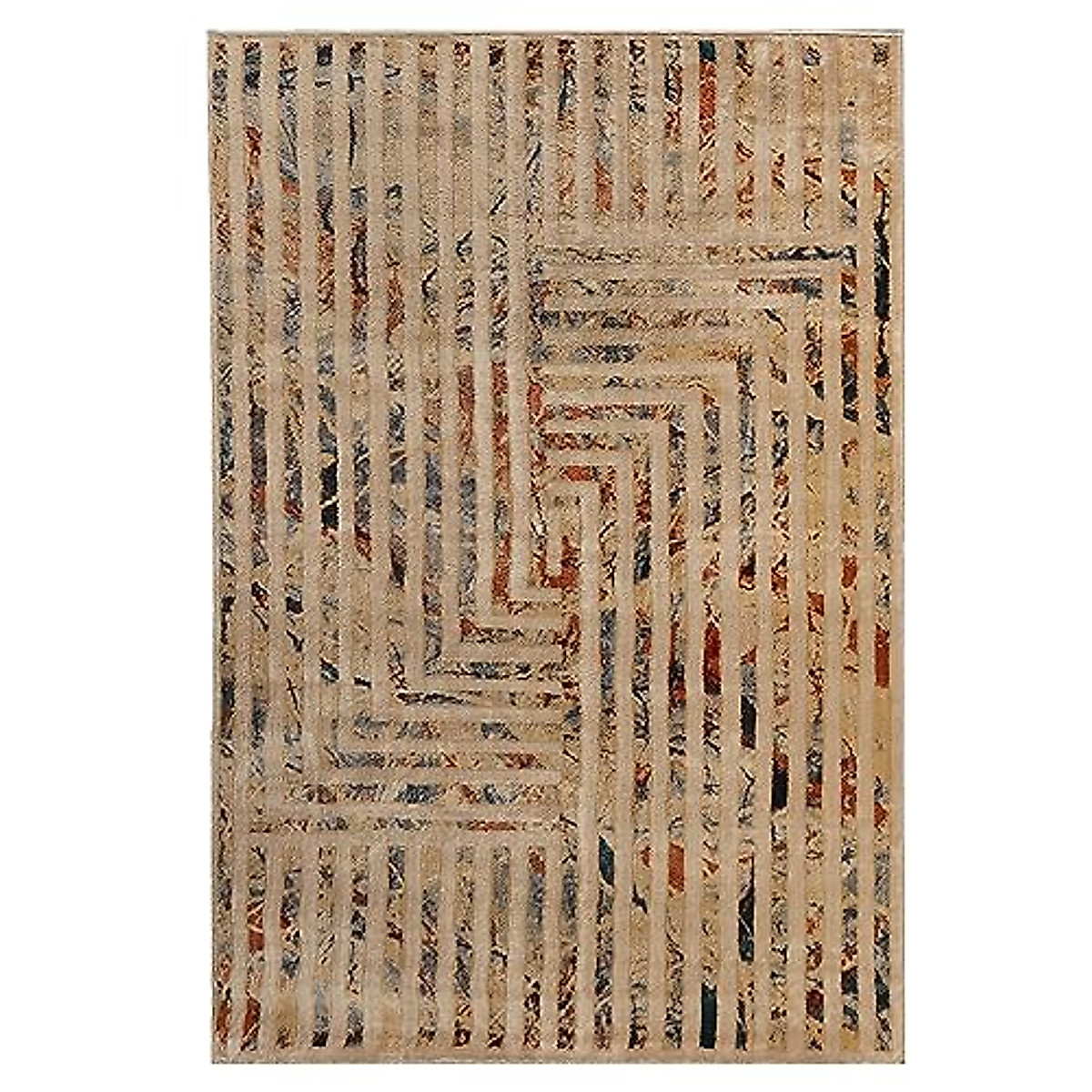 SUPERIOR Indoor Area Rug or Runner, Modern Splatter Abstract Floor Decor, Rugs for Living Room, Bedroom, Office, Hardwood Floors, Dining/Kitchen, Soft, Home Accessories, Naem Collection, 8' x 10'