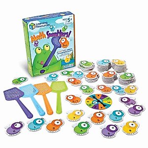 Learning Resources Mathswatters, Addition & Subtraction Game, Math Games for Kids, Educational Games, Preschool Math, Montessori, 99 Pieces, Age 5+