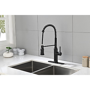 Touch Kitchen Faucet with Pull Down Sprayer, Kitchen Sink Faucets with Pullout Sprayer, Touchless Kitchen Faucet, Stainless Steel Faucets