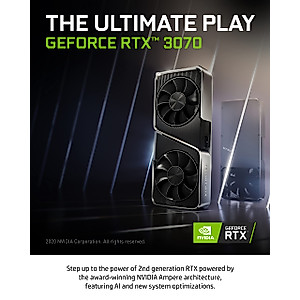 Omen 30L Gaming PC, NVIDIA GeForce RTX 3070, AMD Ryzen 7 5800X, HyperX 32 GB RAM, 1 TB SSD, Windows 10 Pro, Wi-Fi 6 & Bluetooth 5, Liquid Cooling, RGB Lighting (GT13-1170, 2021)