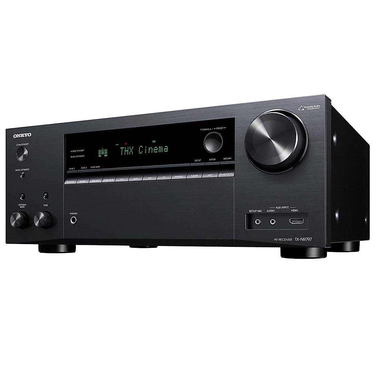 Onkyo TX-NR797 Smart AV 9.2 Channel Receiver with 4K Ultra HD | Dolby Atmos | AirPlay 2 | IMAX Enhanced (2019 Model),Black