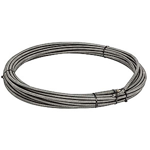 RIDGID 37847 C-32 3/8" x 75' Inner Core Cable , Gray & 52822 Model T-232 H-D 3" "C" Cutter Cable Coupling Drain Cleaning Tool