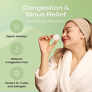 BodyRestore Shower Steamers Aromatherapy 15 Packs - Gifts for Mom, Gifts for Women and Men, Shower Bath Bombs, Tea Tree Essential Oil, Stress Relief and Relaxation