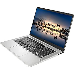 HP 2023 14" HD IPS Chromebook, Intel Processor Up to 3.10GHz, 4GB Ram, 128GB SSD, Intel 4K Graphics, Super-Fast 6th Gen WiFi, Chrome OS (Renewed)