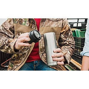 YETI Rambler 18 oz Bottle, Vacuum Insulated, Stainless Steel with TripleHaul Cap, Stainless