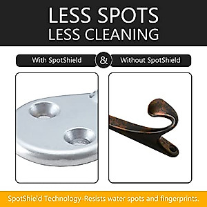 HOME MASTER HARDWARE Double Prong Robe Hooks Coat Towel Hanger for Bathroom Toilet Kitchen Wall Mounted with Screws 10 Pack