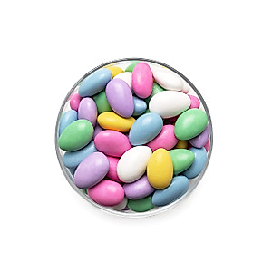 Sconza Assorted Jordan Almonds | Candy Coated California Almonds | Made in the USA |Pack of 1 (16 Ounce)