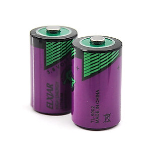 elxjar (2-Pack) 3.6V 1100mAh TL-5902 1/2AA Xtra Series Lithium Battery for Tadiran TL-5902/S TL-2150/S ER14250 SL-350