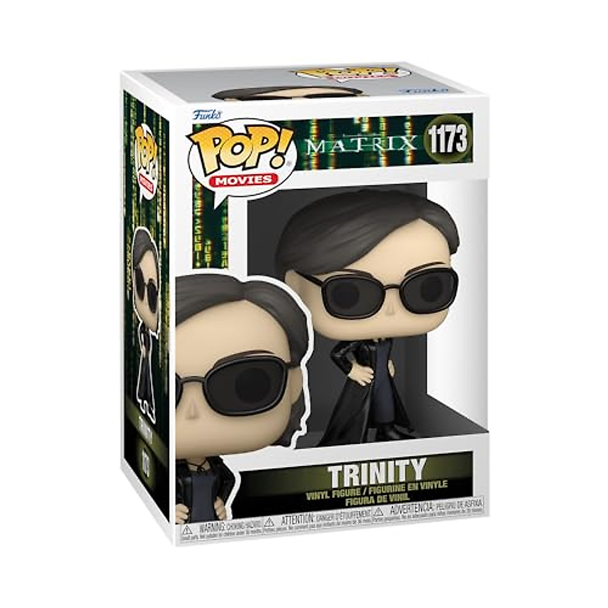 Funko POP Movies: The Matrix Resurrections - Trinity, Multicolor, 4 inches, (59254)