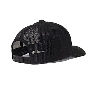 RAM ADVANTAGE Pure Alpha Trucker Hat | Mesh Two Tone Snapback Cap Premium Quality Durable Comfortable Fit (Black Camo)