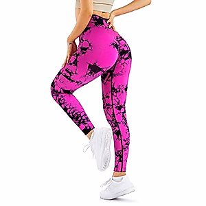 A AGROSTE Women Scrunch Butt Lifting Leggings High Waisted Workout Gym Yoga Pants Seamless Compression Booty Tights