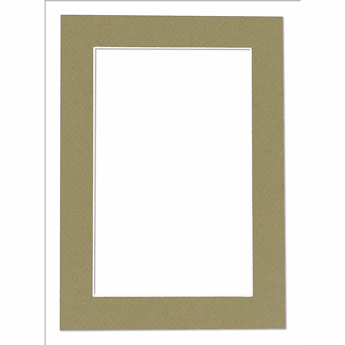 12x18 Mat Bevel Cut for 11x17 Photos - Acid Free Valley Green Precut Matboard With Backing Board and Crystal Clear, Self Seal Photo Mat Bag - For Pictures, Photos, Framing - 4-ply Thickness