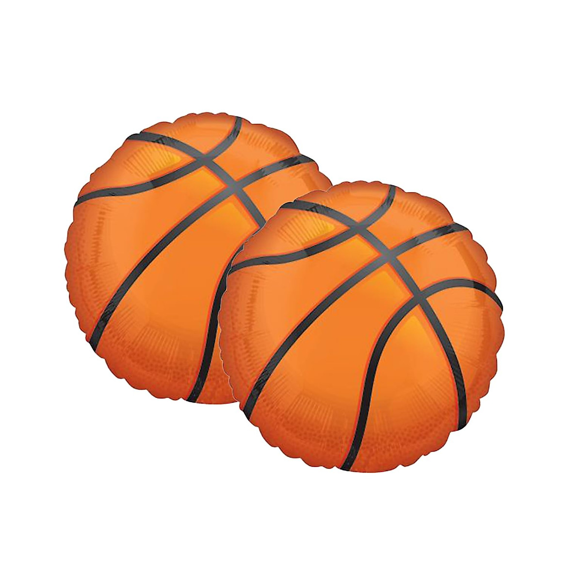 Set of 2 Basketball Jumbo 36" Foil Party Balloons
