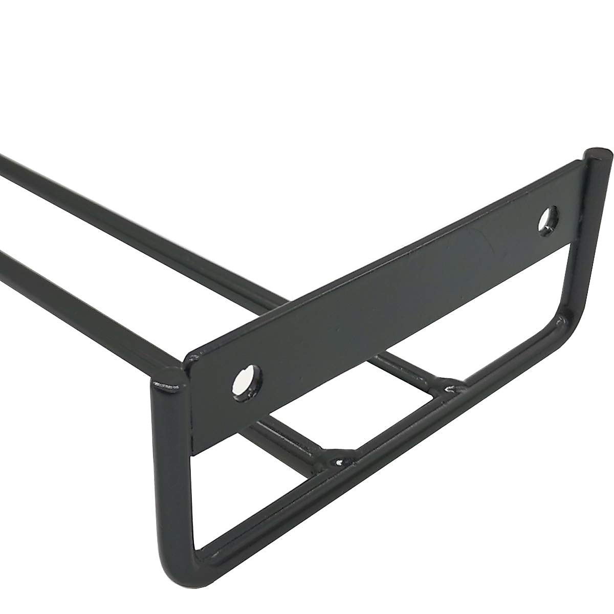 TIHOOD 4PCS 11.8 Inch Stemware Wine Glass Hanging Rack with Screws, Wall Mount Wine Glass Holder Hanger Storage, Metal Organizer for Bar Kitchen, Under Cabinet