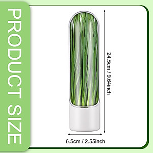 Lallisa Herb Saver Pod Herb Keeper Vegetable Fresh Cilantro Containers for Refrigerator Keeping Bottle Herb Preserver for Mint Fridge Storage, Keeps Greens Fresh for 2-3 Weeks (3 Pcs)