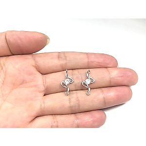 4pcs Adabele Authentic Sterling Silver 19mm Cubic Zirconia CZ Diamond Connector Jewelry Findings for for Earrings Bracelet Necklace Jewelry Making SS37