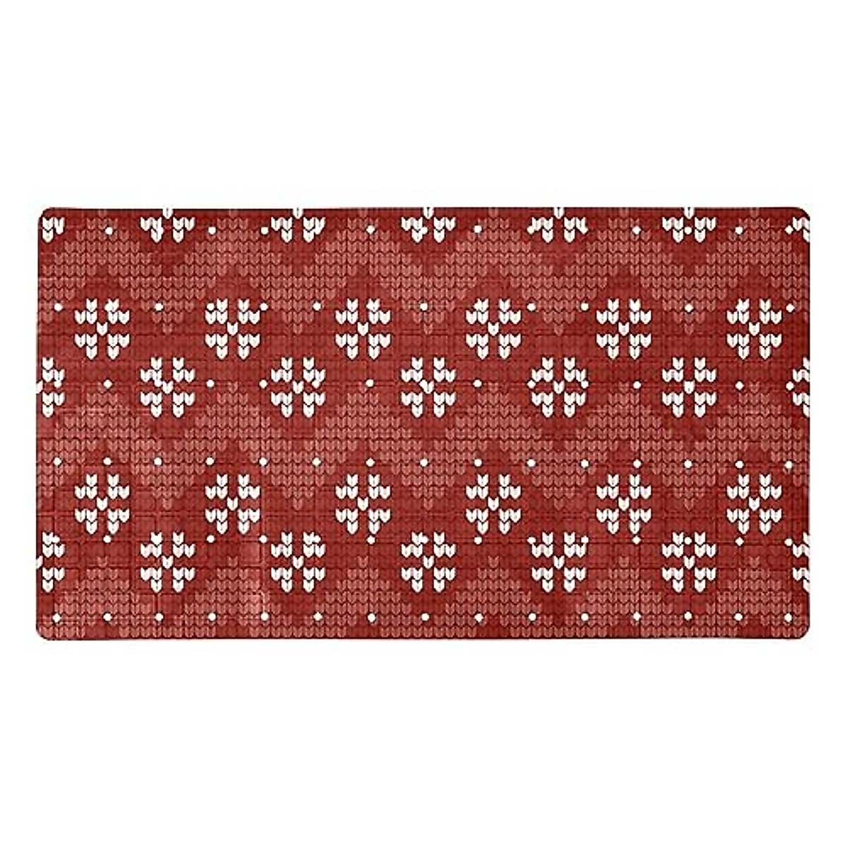 Bath Tub Shower Mat - Anti-Slip PVC Material 15.1x26.8 in, Gentle Cushioning Quick Drying Suction Cups Reliable Solution - Oriental Ethnic Elements Pattern Non-Slip Floor Mat