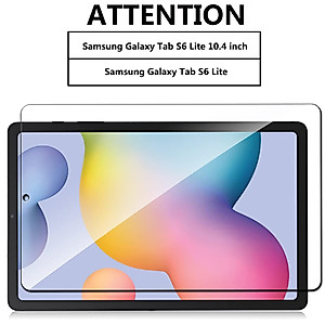 Warmyee [2 Pack] Screen Protector for Samsung Galaxy Tab S6 Lite 10.4 Inch (2022/2020), Galaxy Tab S6 Lite 10.4 inch SM-P610/P613/P615/P619, Tempered Glass