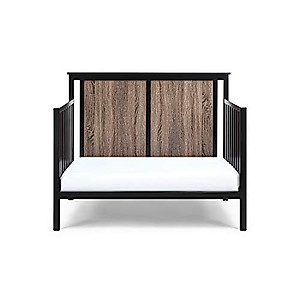 Suite Bebe Connelly 4 in 1 Convertible Crib in Black with Vintage Walnut