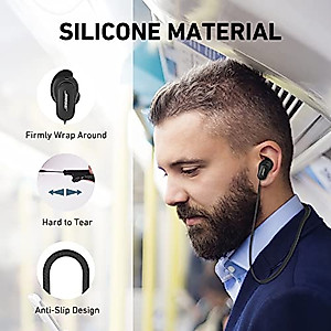 AHBTEYM for Bose QuietComfort Earbuds II Case(2022),Anti-Lost Strap Accessories,Silicone Skin Sleeve Cover for New Bose QuietComfort Earbuds 2 with Carabiner,Sports Lanyard for Women Men(Triple Black)