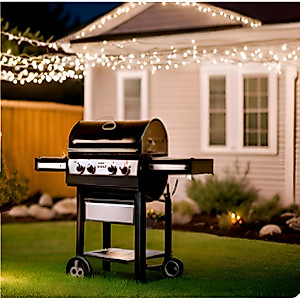 LUCKY SHINE 150 LED Cool White Christmas Lights, UL 50 FT White Wire Decorative Lighting String, for Indoor and Outdoor Party, Garden, Patio.