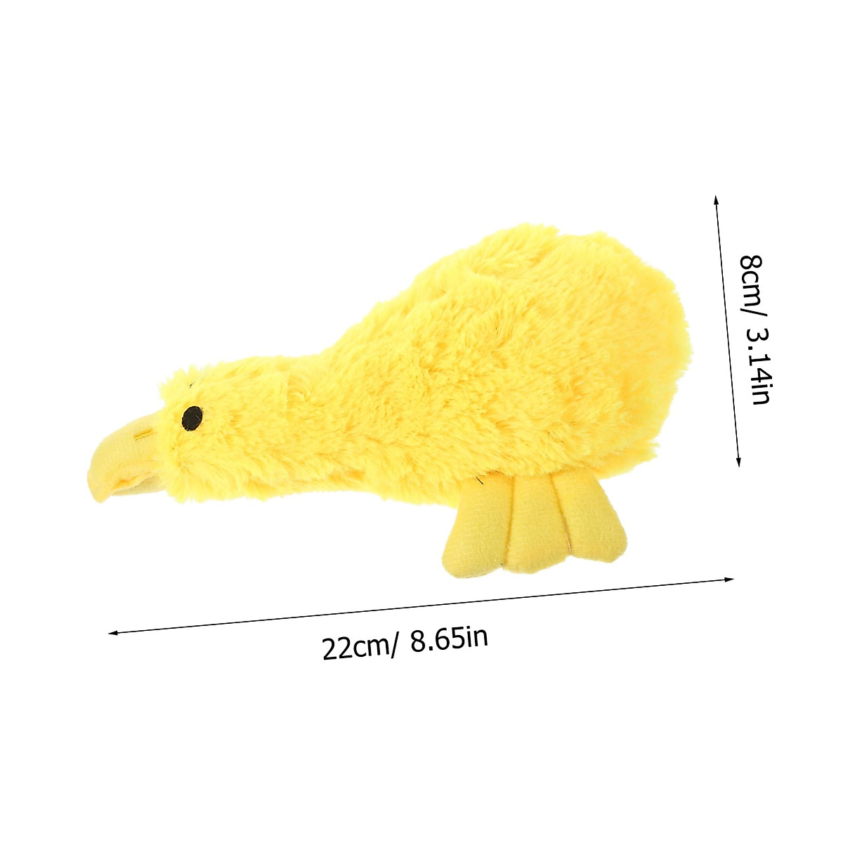 CIYODO Toys Animal Shaped Dog Squeaky Toy Shaped Dog Squeaky Toy Dog Toy Squeakers Molar Plush Small Dog