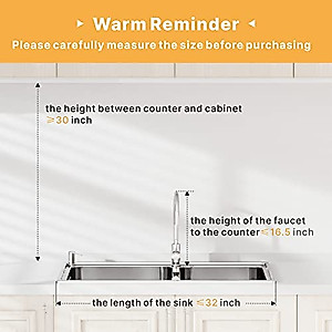 iSPECLE Over The Sink Dish Drying Rack Stainless Steel Dish Rack Above Sink Shelf Over Sink Drying Rack for Kitchen Counter, Silver