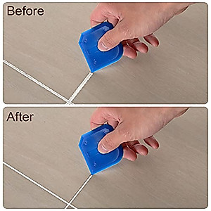 4 Pieces Silicone Caulking Tool Set Sealant Finishing Tool Grout Scraper Caulking Removal Tool for Kitchen Bathroom Floor Sink Joint Sealant Sealing,Reuse and Replace