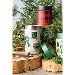 Now Designs Jar Roam Sm Buffalo Check Food Thermos, Small