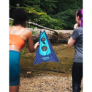 ENO - TrailFlyer Outdoor Game - Outdoor Accessories for Hiking, Camping, Beach, and Festivals - Navy/Seafoam