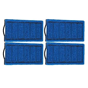 Naroote Fish Tank Filters, 4PCS Blue Carbon Filter Element Fish Tank Filter Cartridges, Carbon Cartridges, Turtle Tank Filter for Aquarium