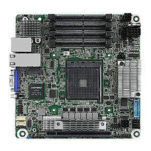 AsRock Rack X570D4I-2T Mini-ITX Server Motherboard AM4 PGA 1331 X570 AMD Ryzen 3rd Generation Series Processors