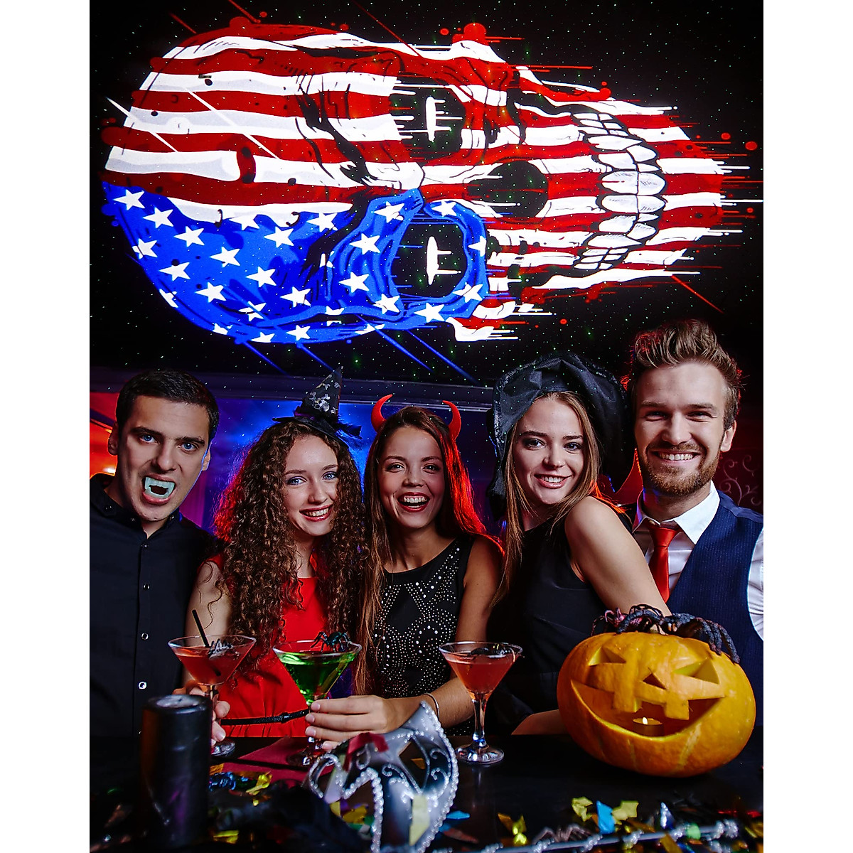 LaView Skull's Revenge Disc Set Star Projector