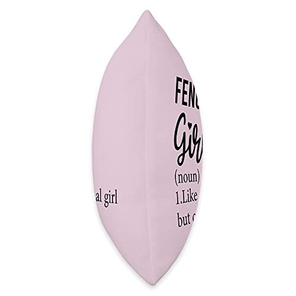 Fencing Girl Definition Funny, Cool Fencing Lover Throw Pillow, 18x18, Multicolor