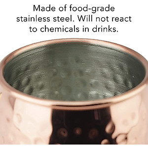 PG Bundle #1 - Moscow Mule Mugs (4pc) and Copper Stainless Steel Wine Glass (4pc)