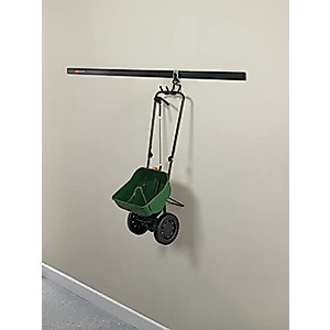 Rubbermaid FastTrack Utility Hook, Garage Organization Wall Hanger, Tool Hanger, Wall Mount and Heavy Duty Tool Hanger, Black