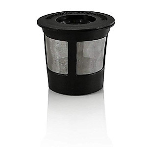 K&J Reusable K Cups Compatible with Keurig, 4 Pack, Black - Includes Freedom Clip for Compatibility With Keurig 2.0 Machines