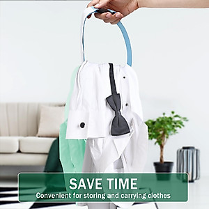 8 pcs Laundry Strap Set, Laundry Nylon Strap with Buckle Wash Care Utility Strap Loops for Laundry Nylon Strap Sock Organizer Accessories Tools for Washing Machine and Dryer