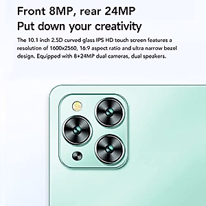 Naroote Gaming Tablet, 10.1in Tablet 5000mAh Rechargeable 100 to 240V for Entertainment (US Plug)