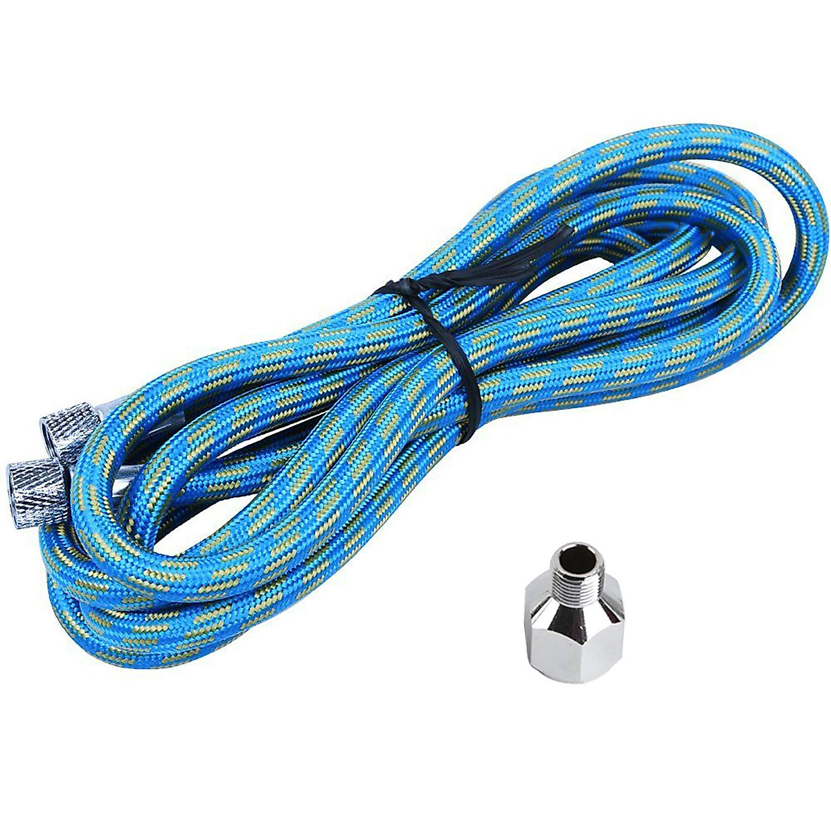 TIMBERTECH Precision Airbrush Professional Dual Action Airbrush ABPST01 with 1/8’’-1/4’’ Adapter, 6ft Airbrush Hose, 0.2/0.3/0.5mm Nozzles and Needles for Painting, Cake Decorating, Tattoo, Models Art