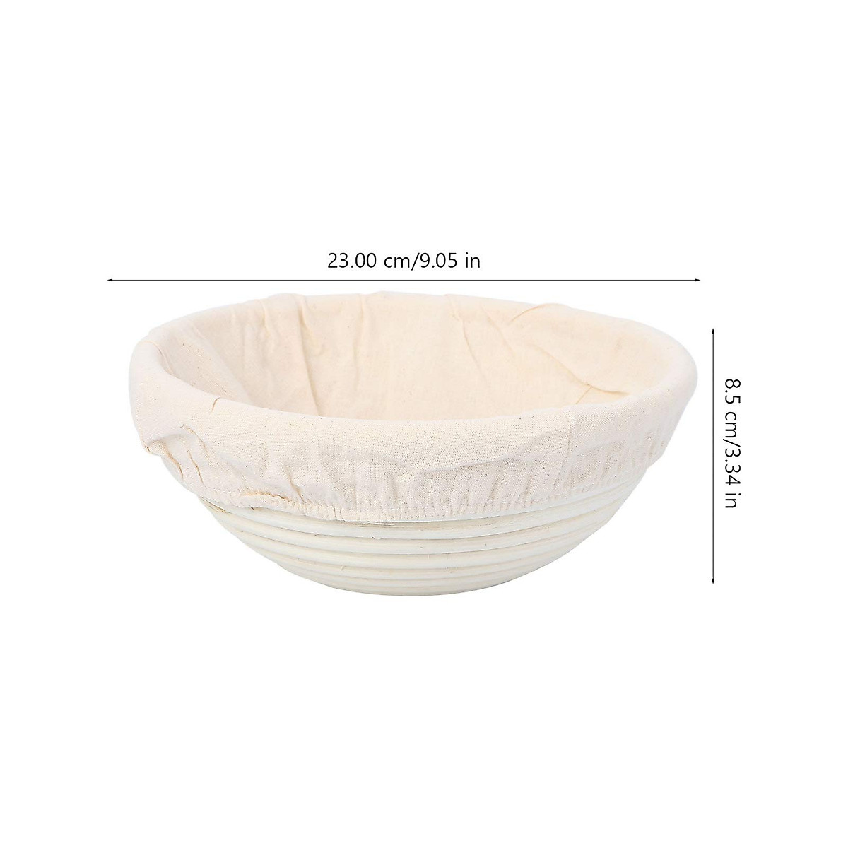 DOITOOL 1PCS Round Bread Proofing Baskets for Sourdough Bread,Sourdough Proofing Basket Set for Bread Making for Kitchen