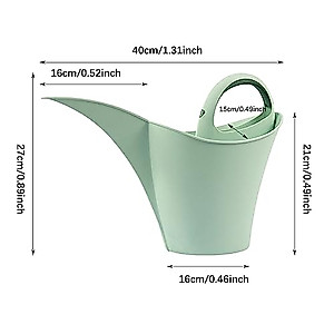 Orchid Spray Mist 2L Household Portable Gardening Watering Cans Long Spout Sprinkler Garden Plastic Watering Tools (Blue, One Size)