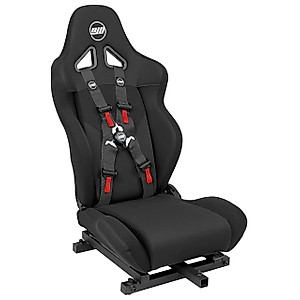 OpenWheeler Racing and Flight Simulation Cockpit Four Point Harness. Virtual Reality add-on. Black
