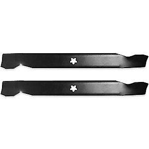 budrash 532138971 Mower Blades for Craftsman/Hus qvarna/Poulan 42" Lawn Tractor, 138498 High Lift Blades for Craftsman LT1000 DYT4000, Hus qvarna YTH18542, Replace 127843 531307224, 2 Pack