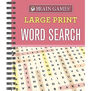 Brain Games - Large Print Word Search